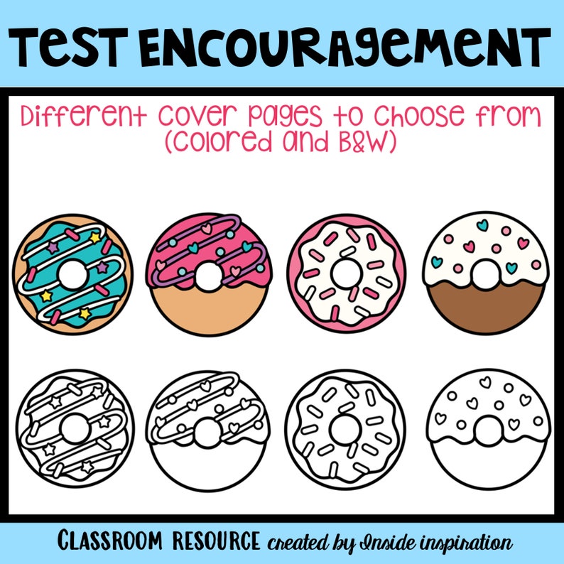 DONUT Stress About the Test Bulletin Board Idea Test Motivation and ...