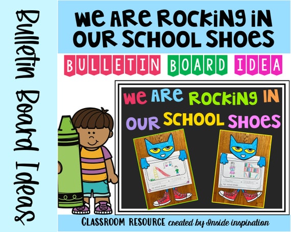 Pete the Cat: Rocking in My School Shoes Craftivity Craft - Etsy Hong Kong