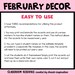 Candy Heart Themed Monthly Classroom Decor Bulletin Board Idea-february ...