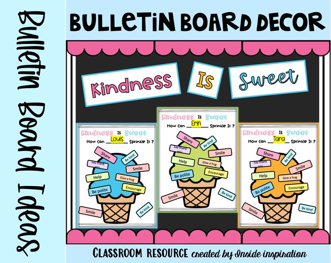 The Gift of Kindness Door Decoration Bulletin Board Decoration ...