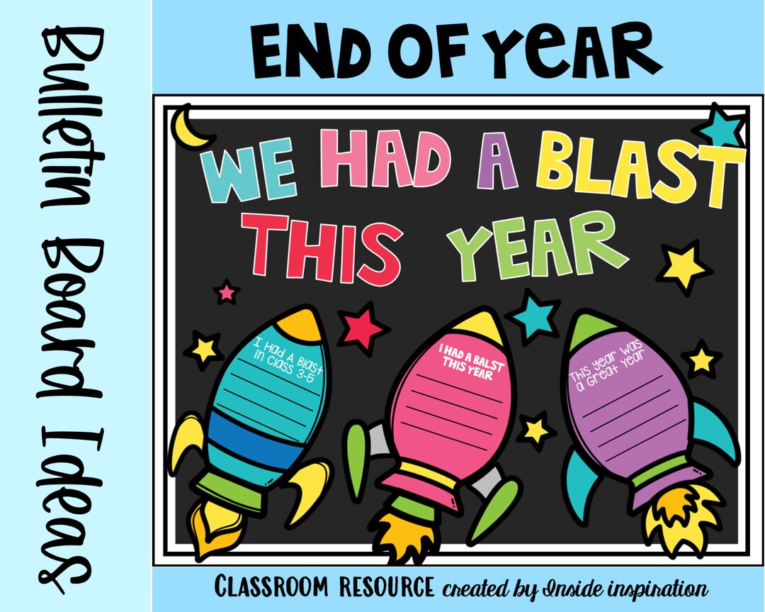We Had a Blast This Year Writing Craft End of Year Rocket Theme ...