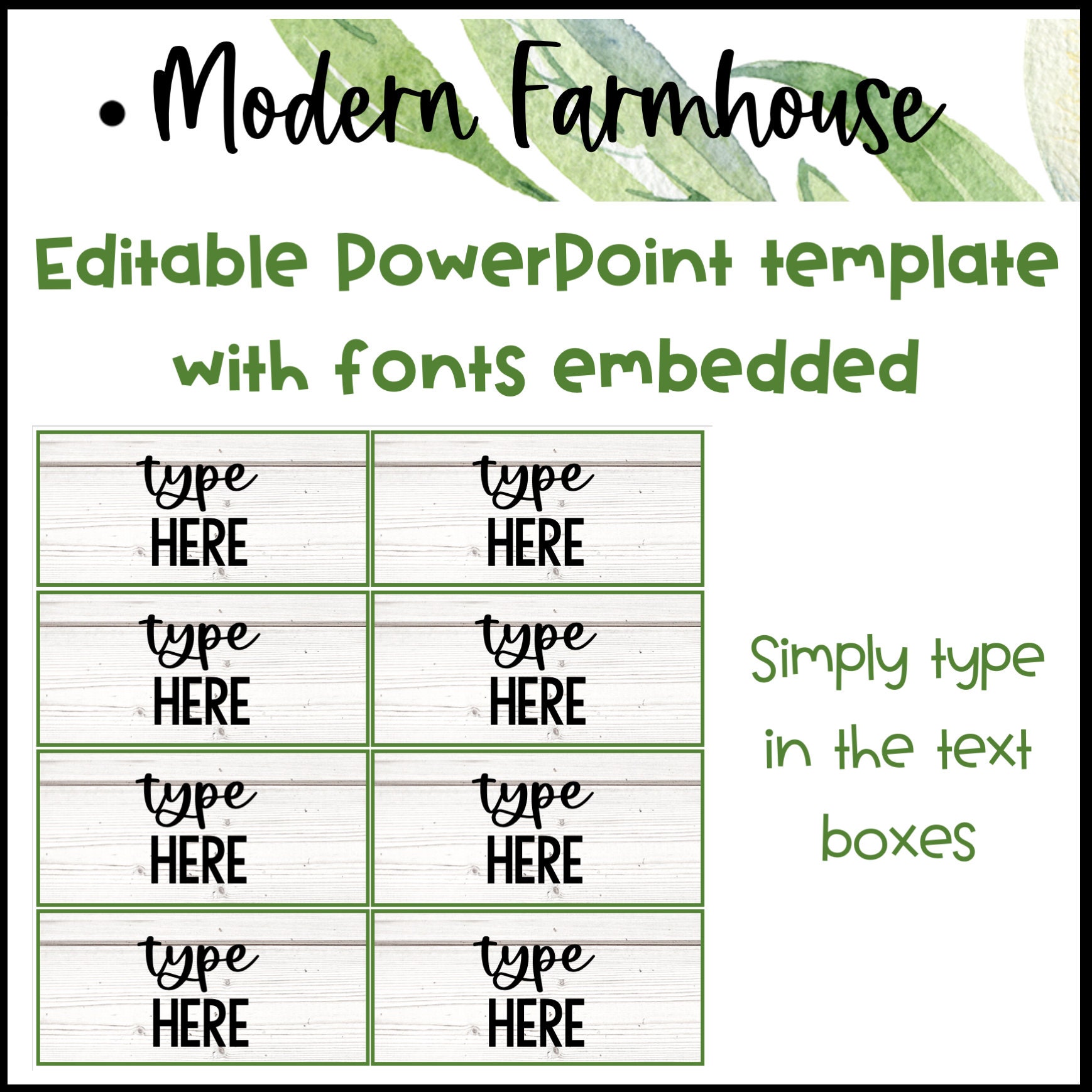 Modern Farmhouse Watercolor Teacher Toolbox Labelseditable - Etsy