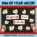 End of Year Popping Into Summer Popcorn Themed Bulletin Board Kit - Etsy