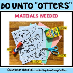 Do Unto Otters Manners Classroom Community Writing Craftivity Bulletin ...
