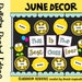 Lemon Themed Monthly Classroom Decor Bulletin Board Idea-june - Etsy