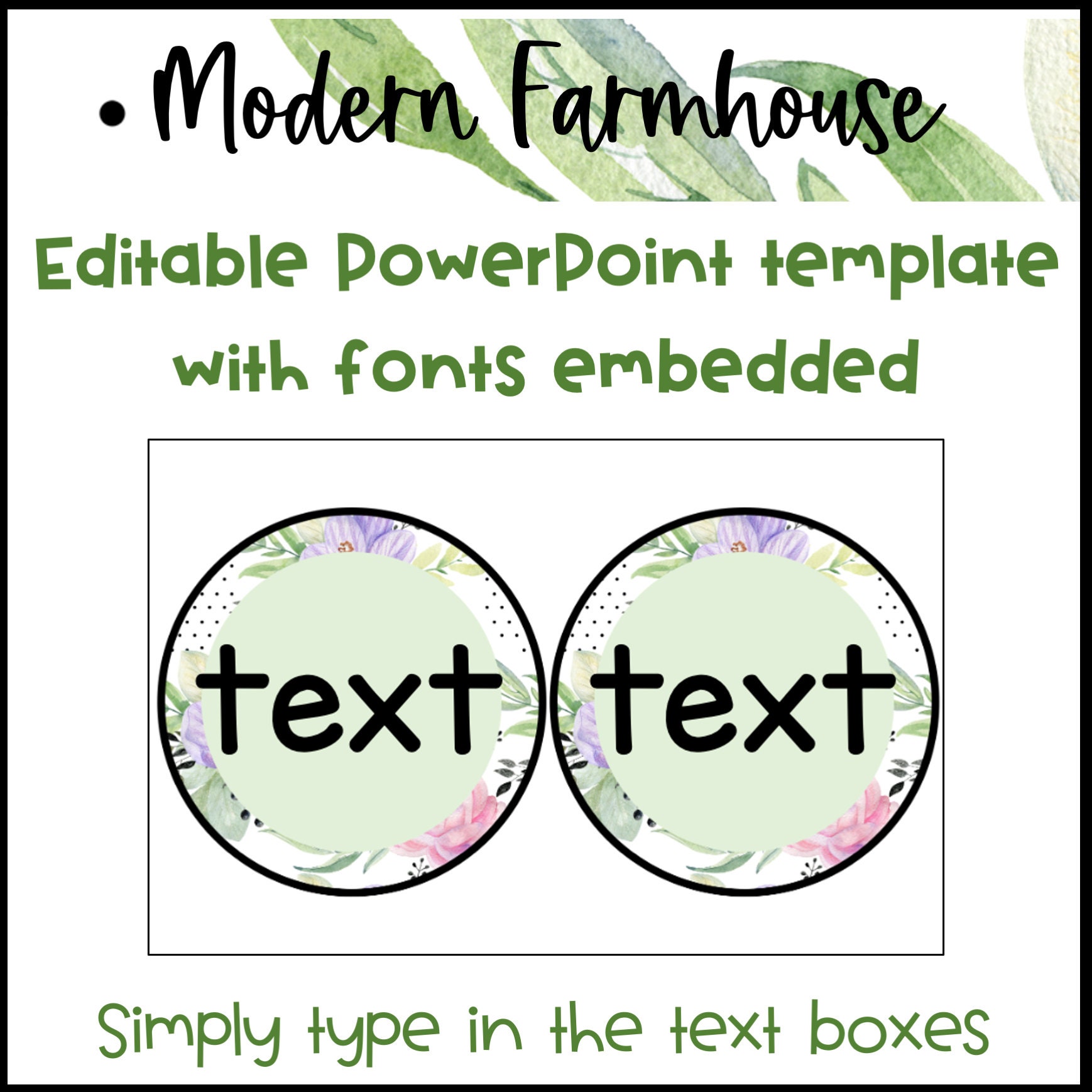 Modern Farmhouse Calming Watercolor Classroom Decor Dollar - Etsy