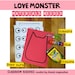 Love Monster Book Writing Craftivity Valentine's Day Bulletin Board Kit ...