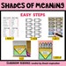 Shades of Meaning Crayon Box Craft Bulletin Board Idea - Etsy