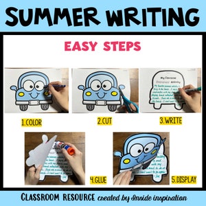 Zooming Into Summer Car-themed Summer Craftivity Bulletin Board Idea - Etsy