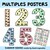 Pastel Multiples Skip Counting Posters Classroom Decor 0-12 - Etsy