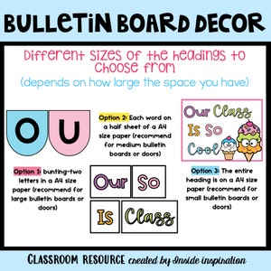 Summer Bulletin Board Our Class is so Cool Classroom Door Decor - Etsy
