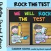 We Will Rock the Test Bulletin Board Idea Test Motivation - Etsy
