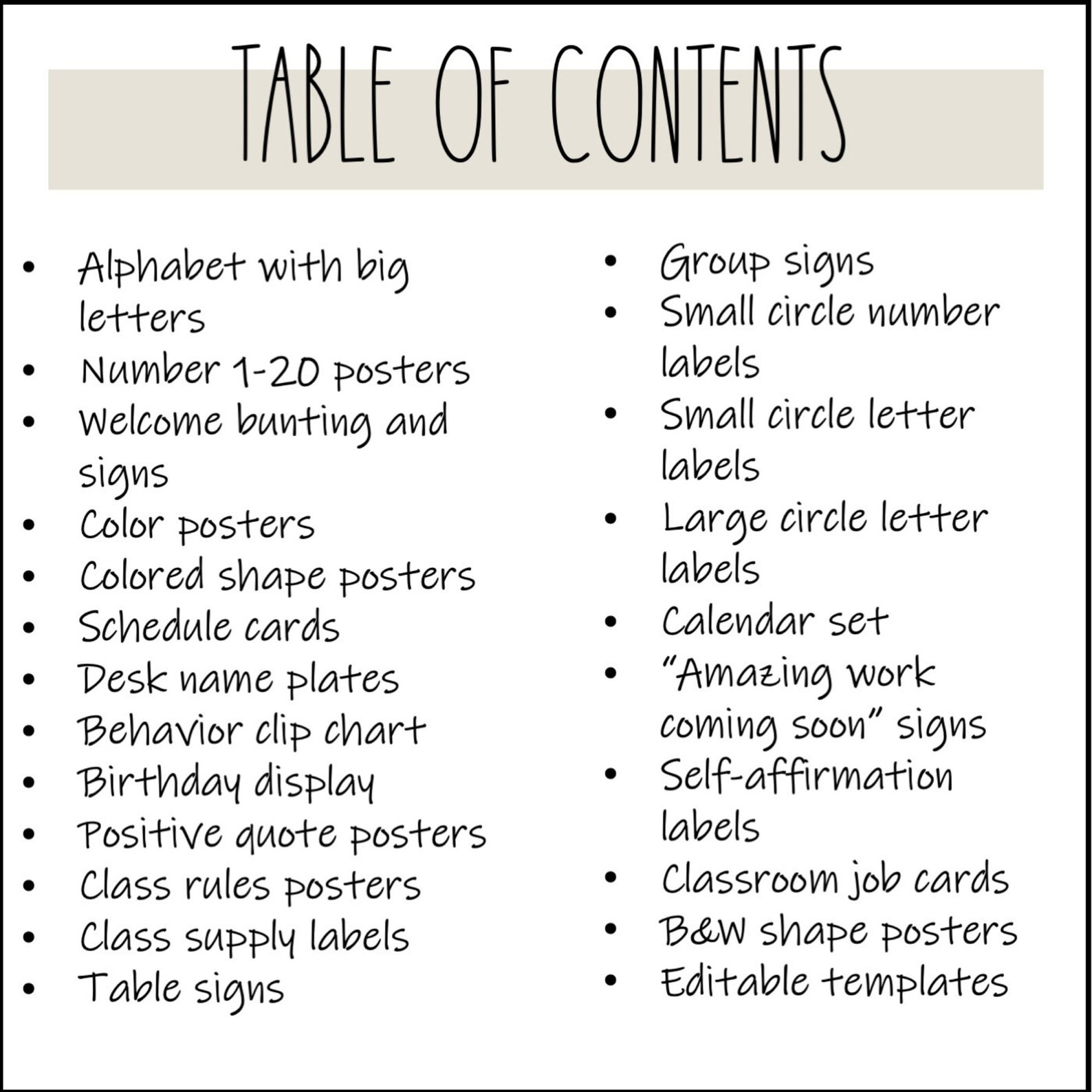 Rae Dunn Inspired Classroom Posters-calendar-behavior Clip Chart-class ...