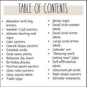 Rae Dunn Inspired Classroom Posters-calendar-behavior Clip Chart-class ...