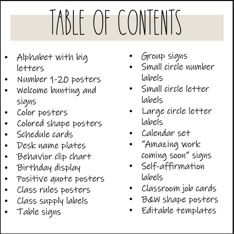 Rae Dunn Inspired Classroom Posters-calendar-behavior Clip Chart-class ...