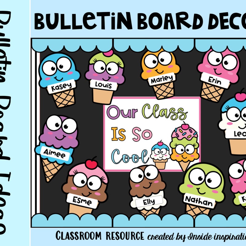 Ice Cream Bulletin Board - Etsy