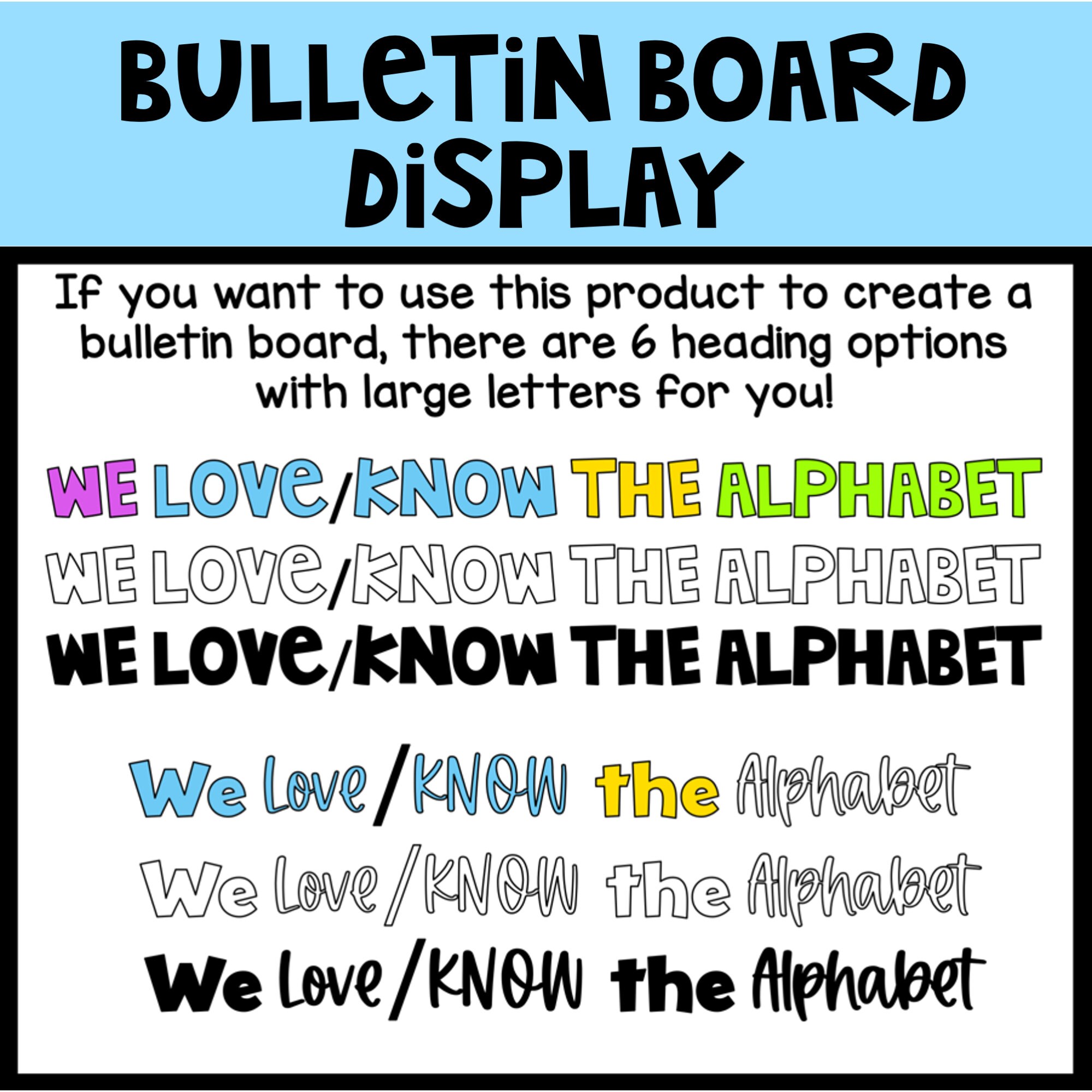 Alphabet Letter Crafts Printables Upper Case Letters A-Z Bulletin Board ...