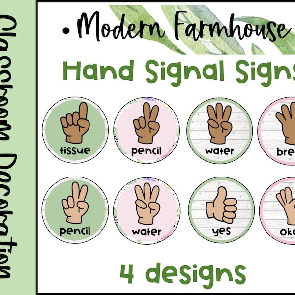 Farmhouse Classroom - Etsy