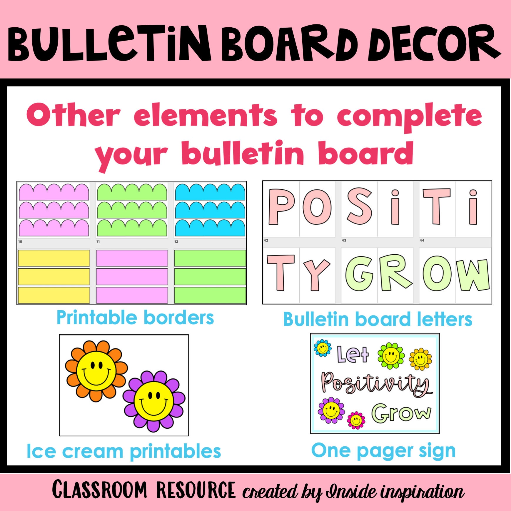 SEL Bulletin Board Idea Flower Themed - Etsy