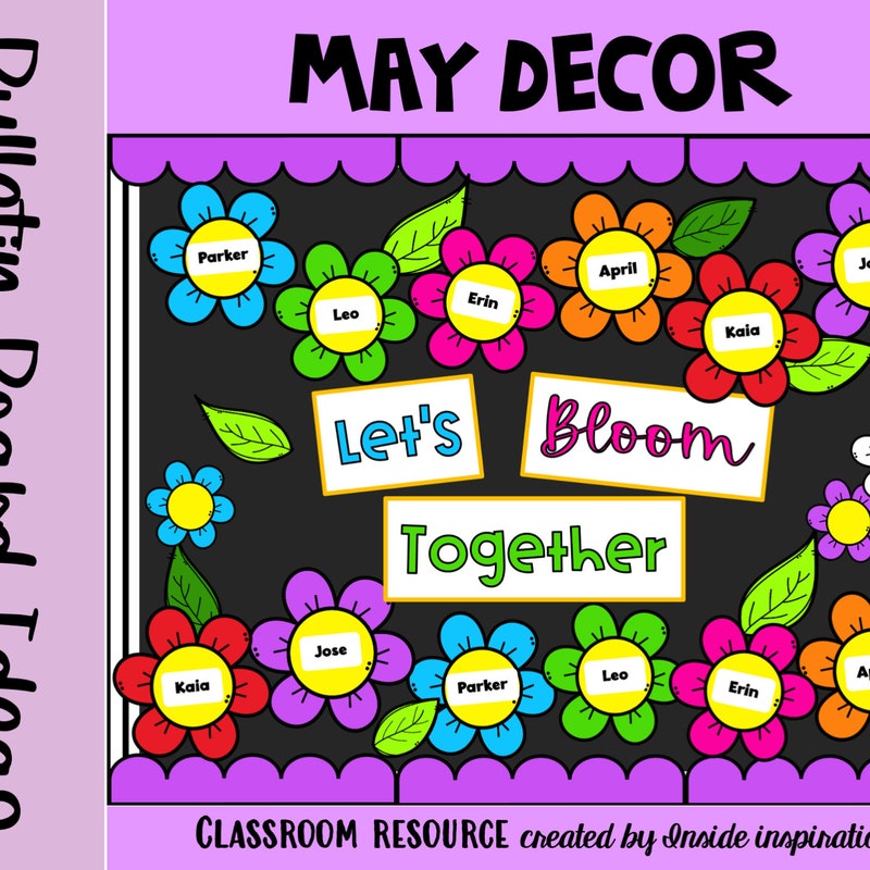 Flower Bulletin Board - Etsy