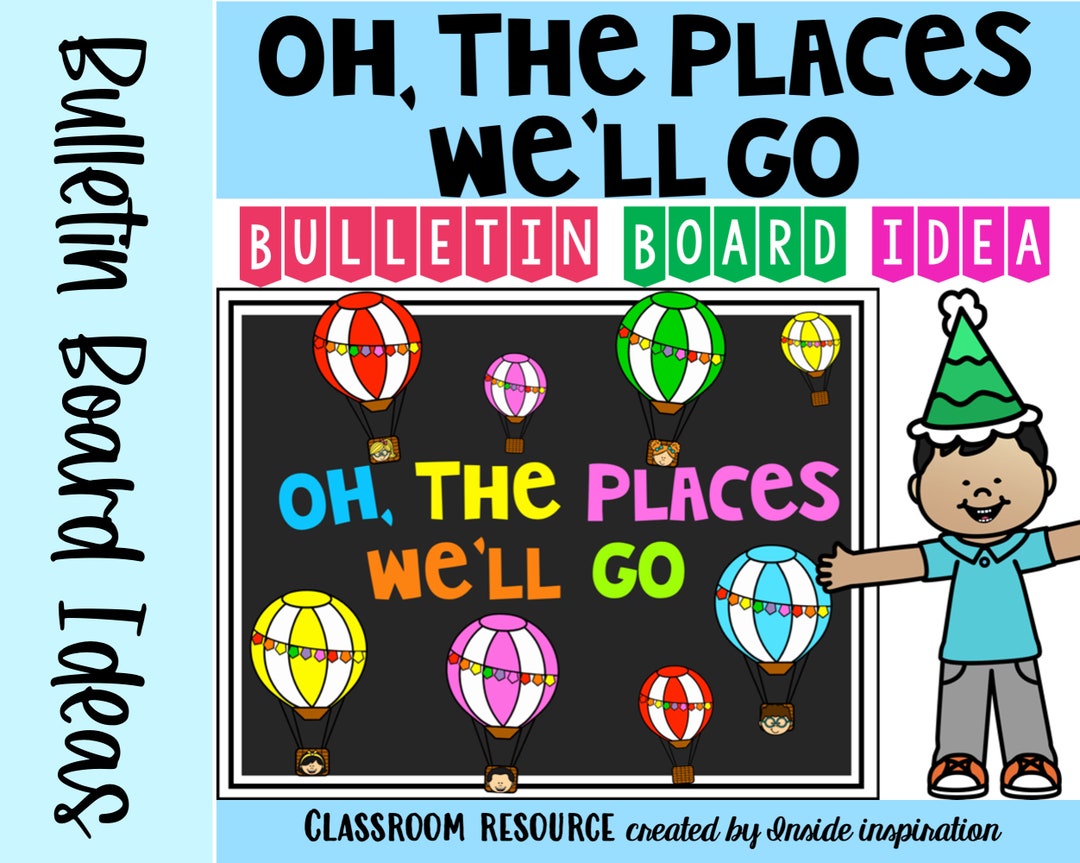 Oh, the Places We'll Go Read Across America Writing and Hot Air Balloon ...