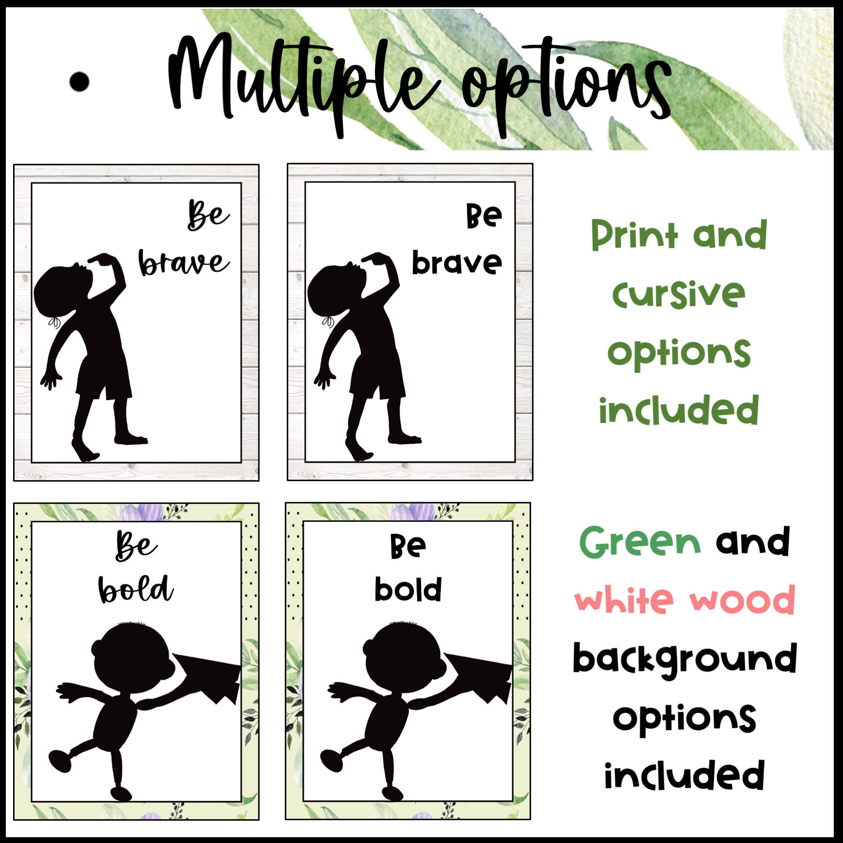 Modern Farmhouse Classroom Library Posters With Book Character ...