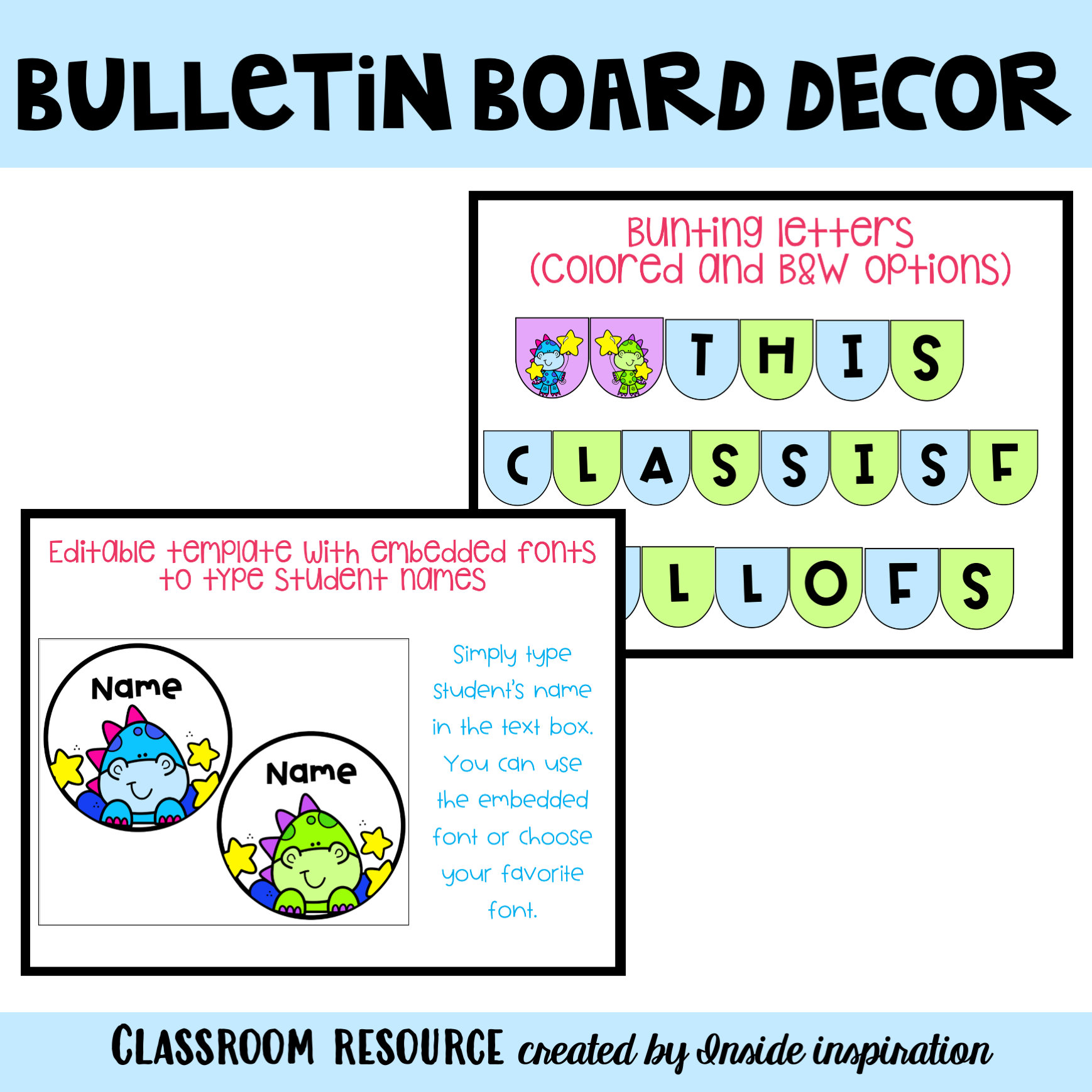 Back to School Bulletin Board This Class is Full of Shining Stars Door ...