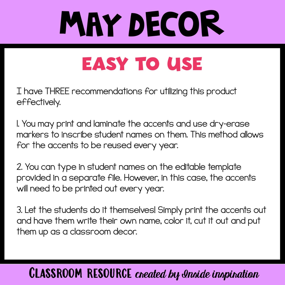 Blooming Flowers Themed Monthly Classroom Decor Bulletin Board Idea-may ...