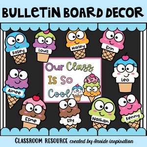 Summer Bulletin Board Our Class is so Cool Classroom Door Decor - Etsy