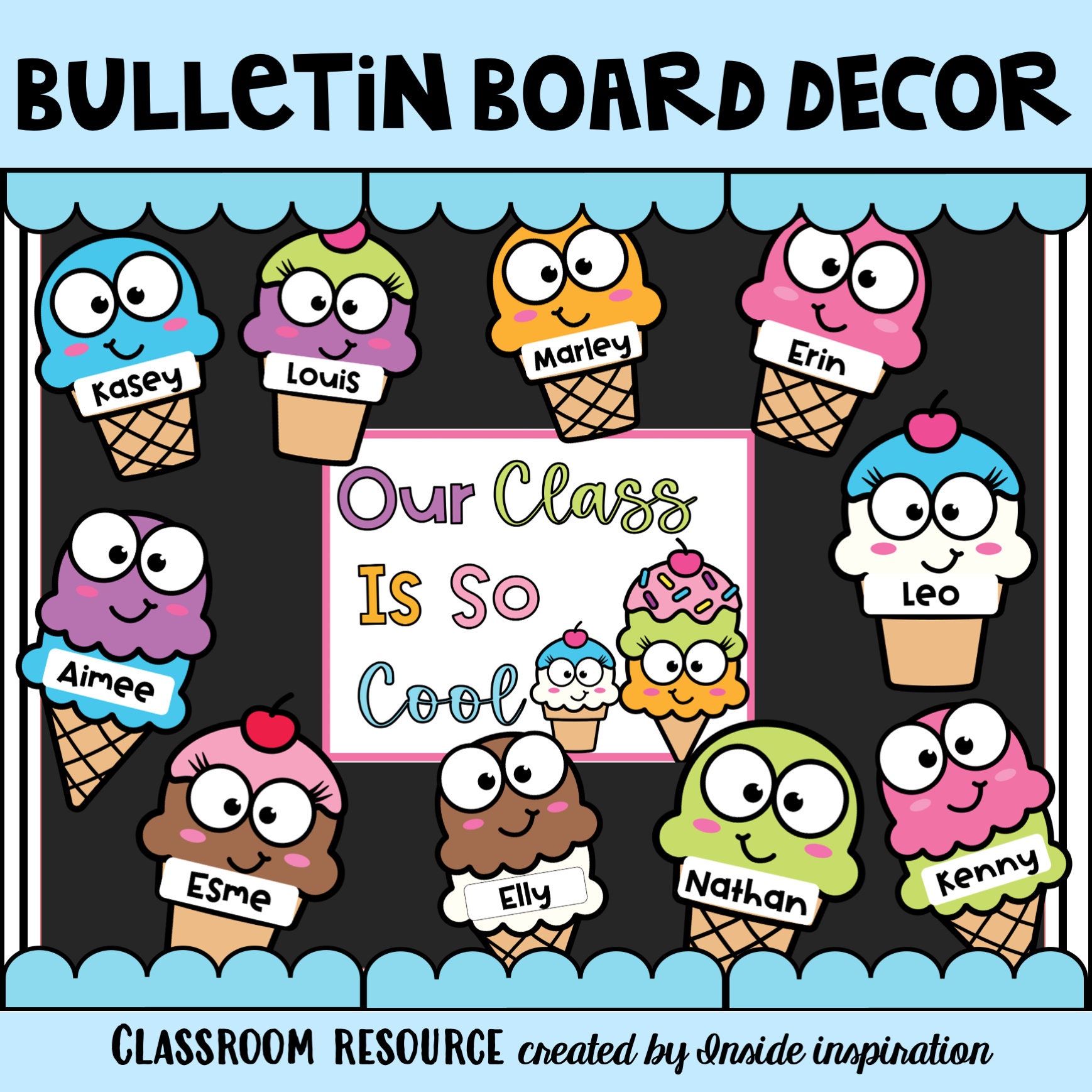 Summer Bulletin Board Our Class is so Cool Classroom Door - Etsy