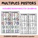 Boho Multiples Skip Counting Posters Classroom Decor 0-12 - Etsy