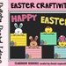 Easter Bunny and Chick Writing Craftivity Bulletin Board Idea - Etsy