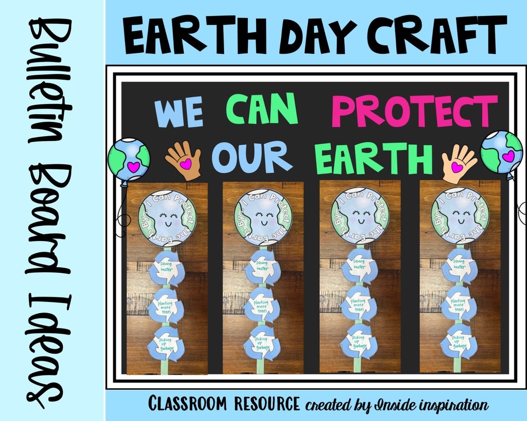 Earth Day Craft Simple Writing Bulletin Board Idea - Etsy