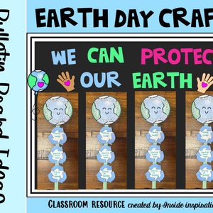 Earth Day Craft Simple Writing Bulletin Board Idea - Etsy