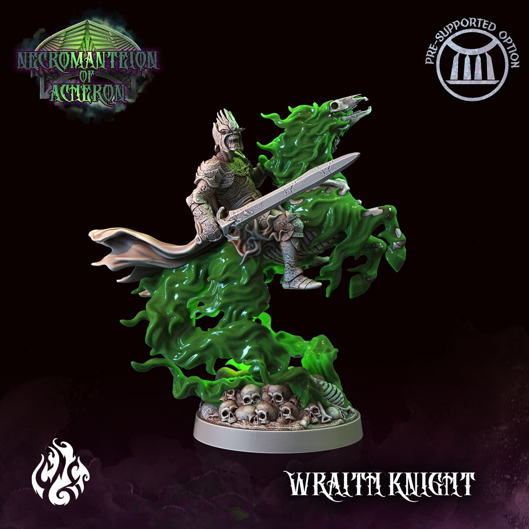 Wraith Knight: Crippled God Foundry Cursed Souls 3D Resin Print - Etsy