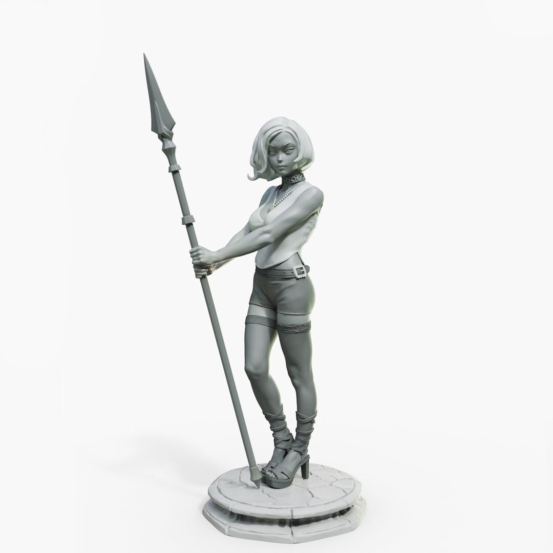 Zarina Human Standing: Female Miniatures 3D Resin Print - Etsy