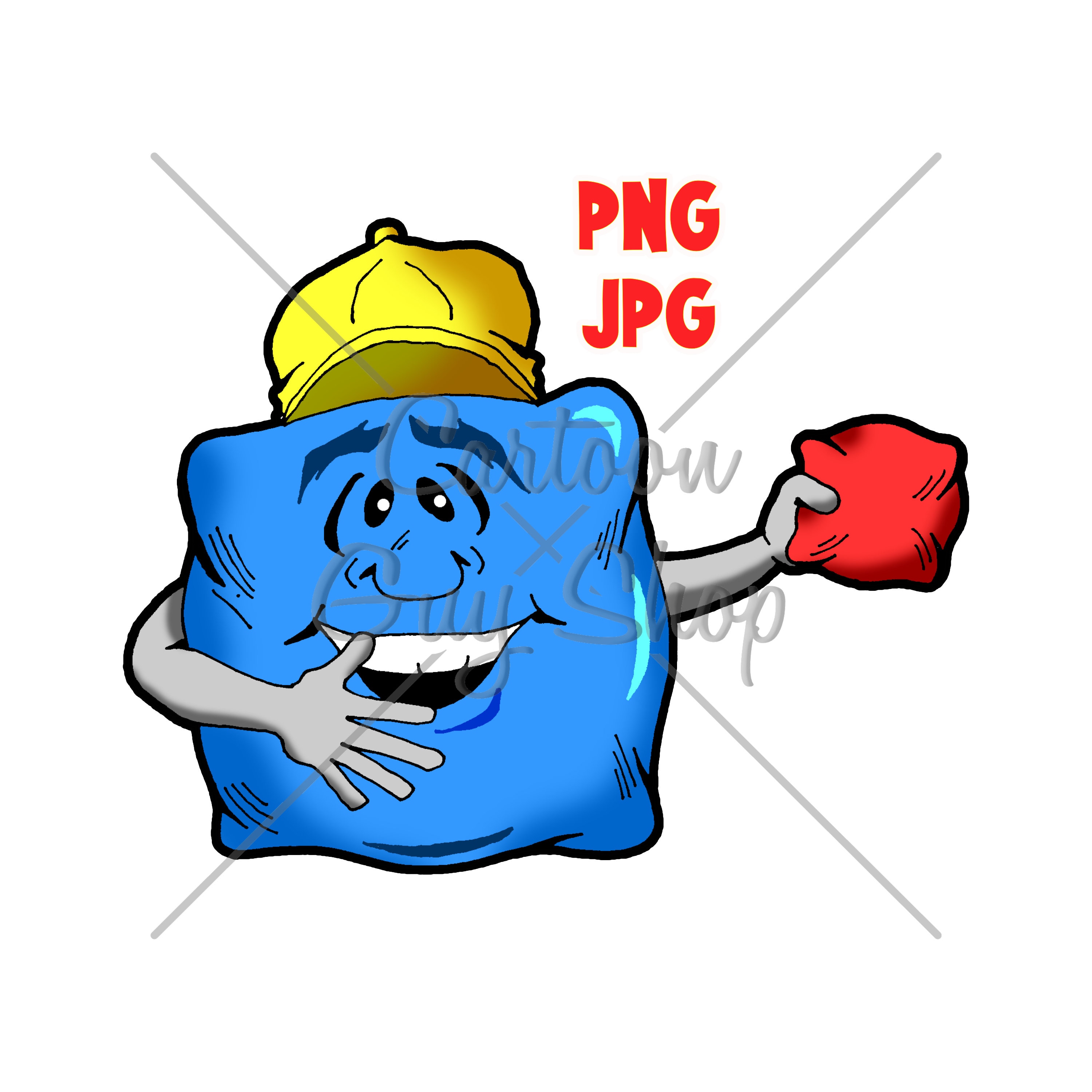 Cornhole Clipart Cornhole Player PNG JPG Cartoon - Etsy UK