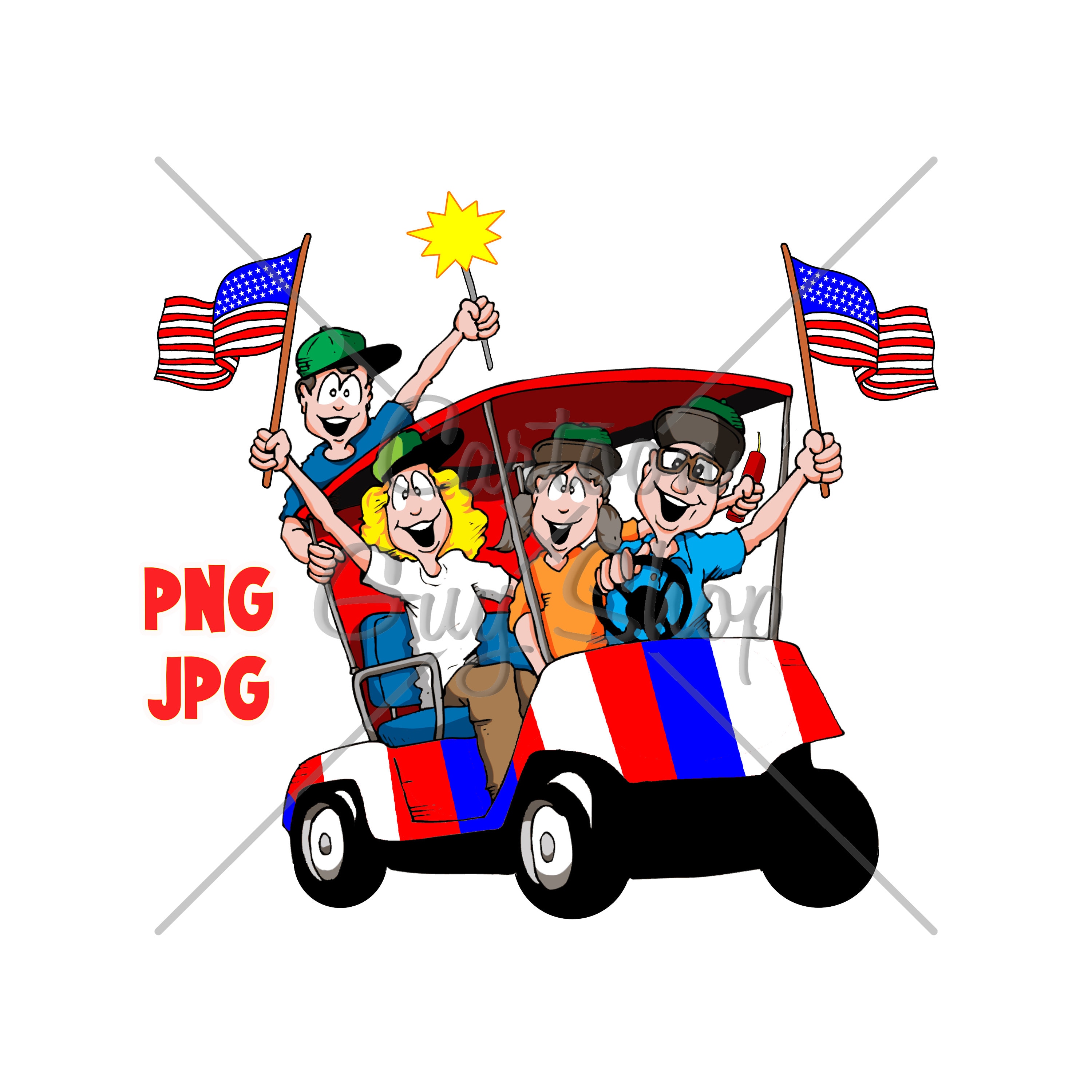 4th Of July Parade Clipart