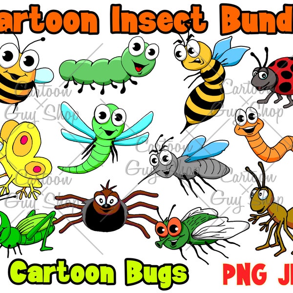 Insect Clipart - Etsy