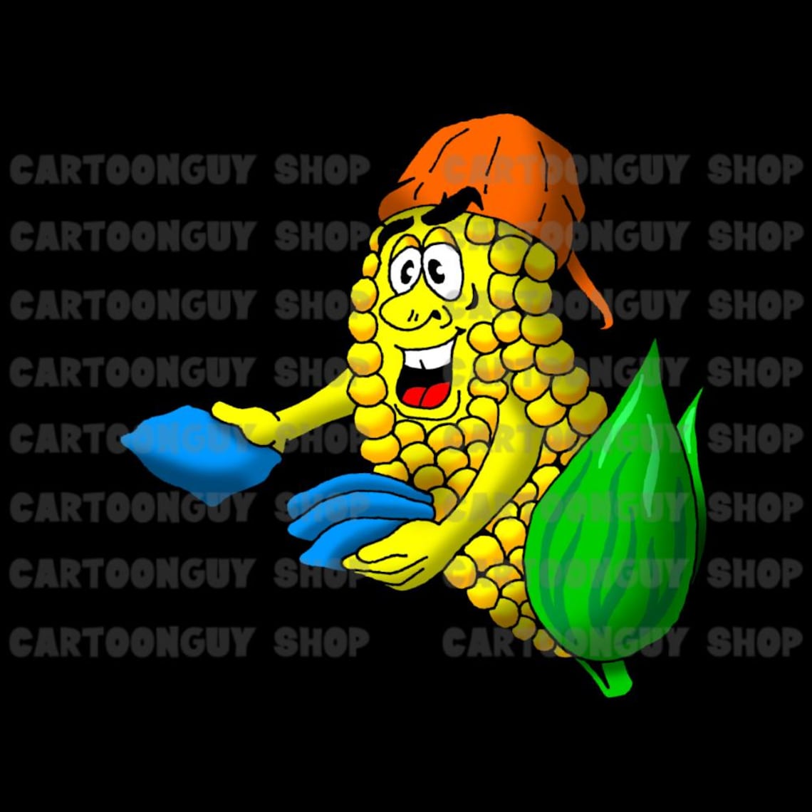 Cornhole Cartoon Clip Art: Player Toss Image (digital Download) - Etsy
