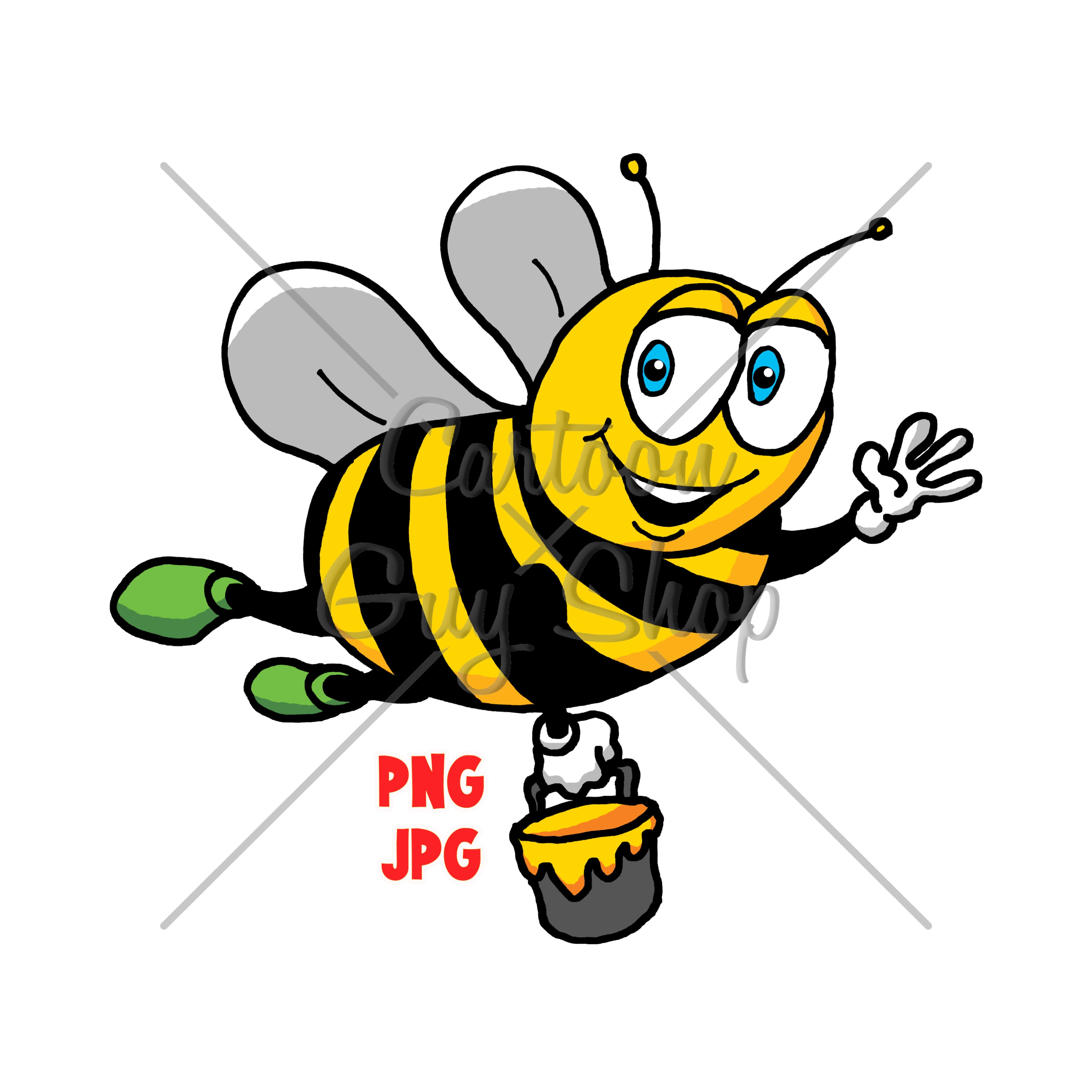 Animated Worker Bees