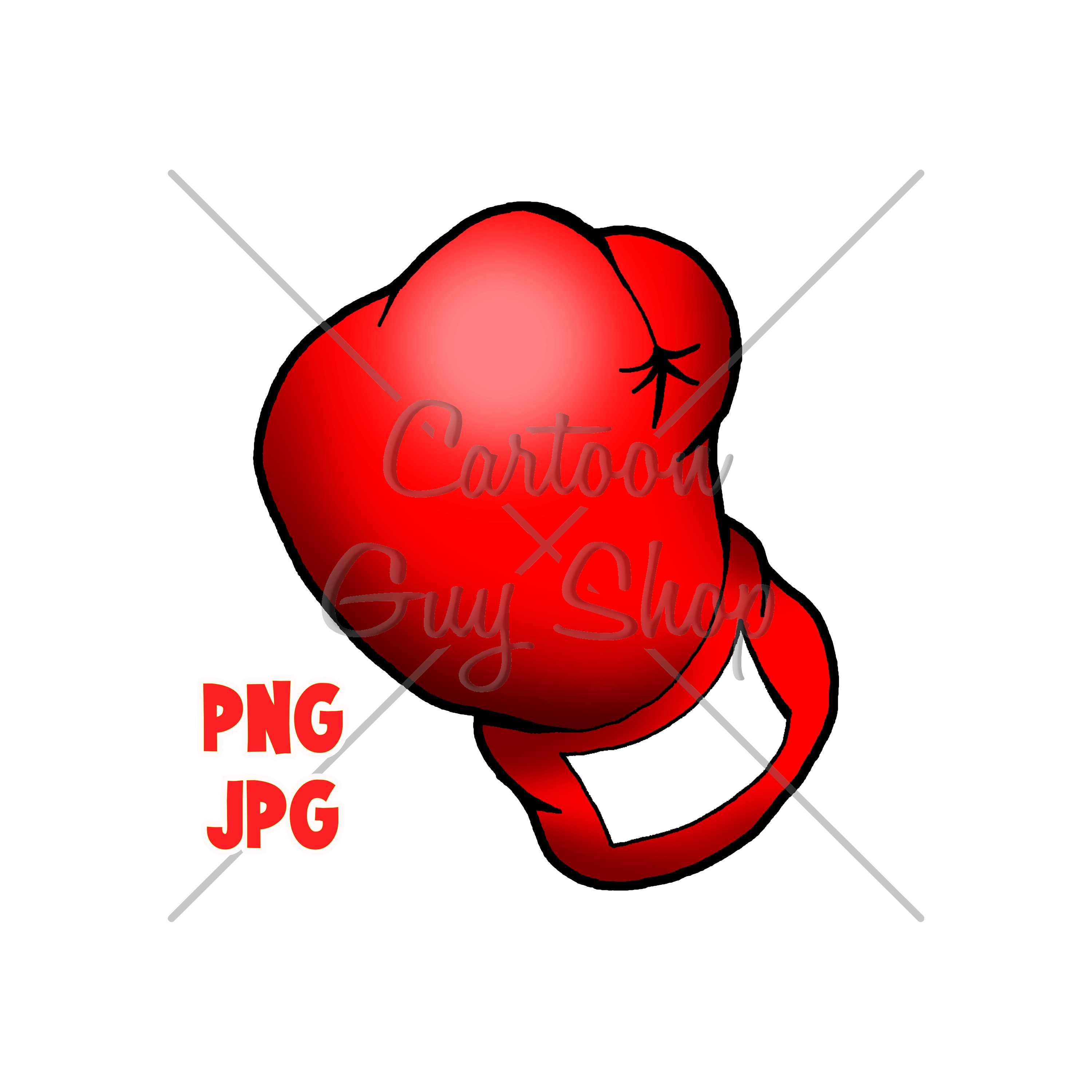 Cartoon Boxing Gloves