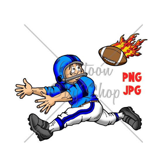 Football Player Catching Png