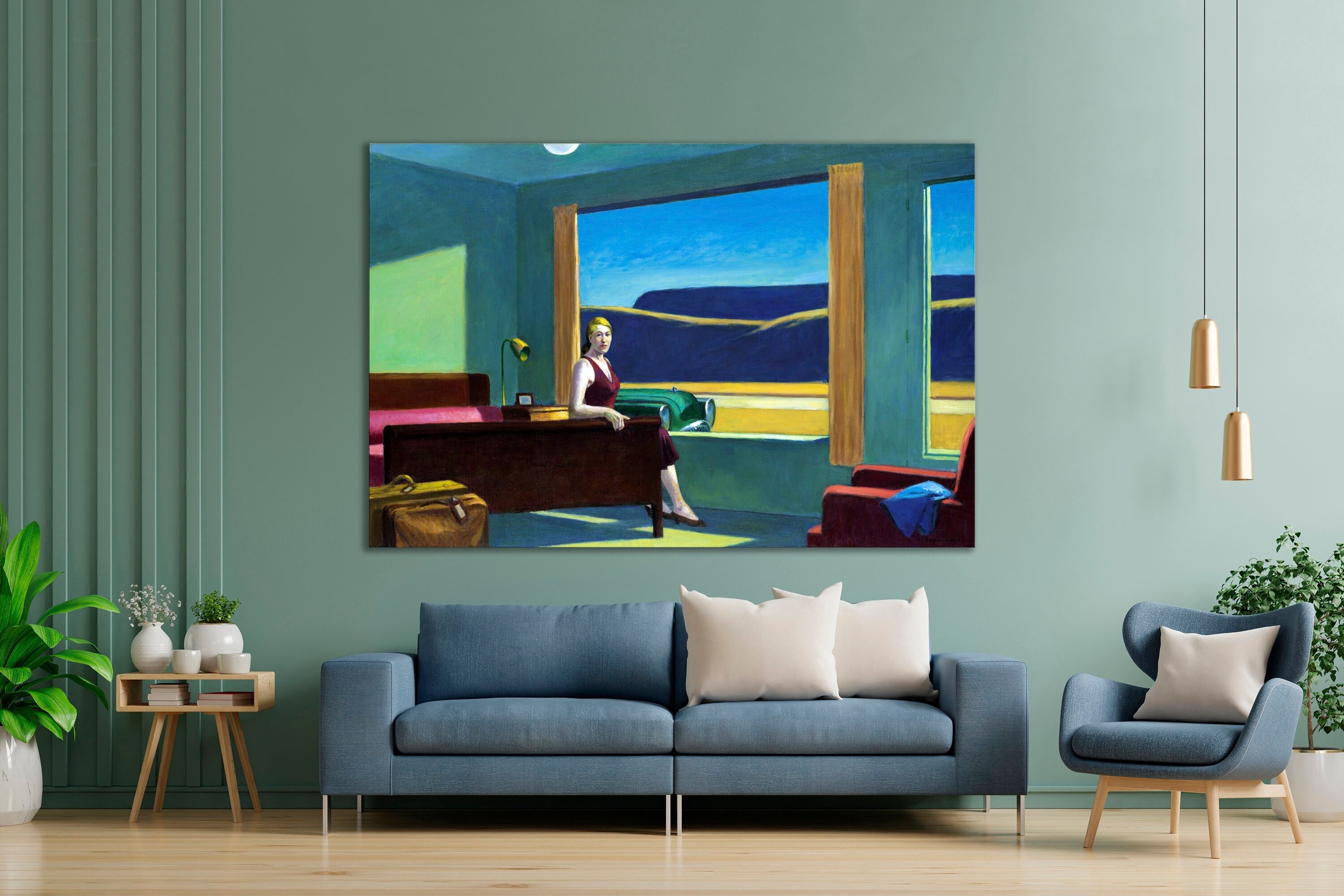 Impression sur toile Edward Hopper, impression sur toile, motel ...