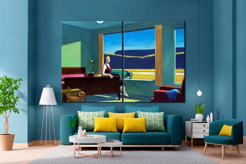 Impression sur toile Edward Hopper, impression sur toile, motel ...