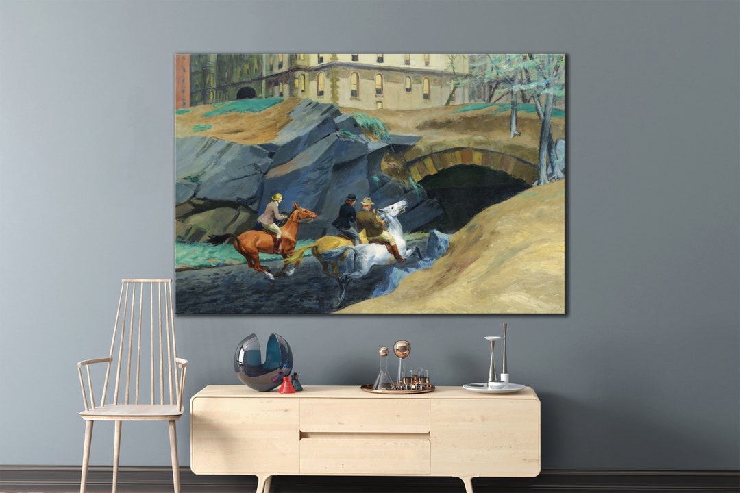 CANVAS ART PRINT Bridle Path by Edward Hopper Reproduction Print Hopper ...