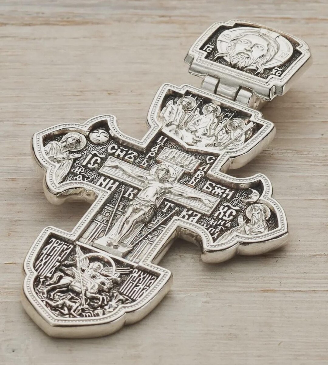 Saint George Warrior Holy Trinity Big Russian Greek Christian Orthodox ...