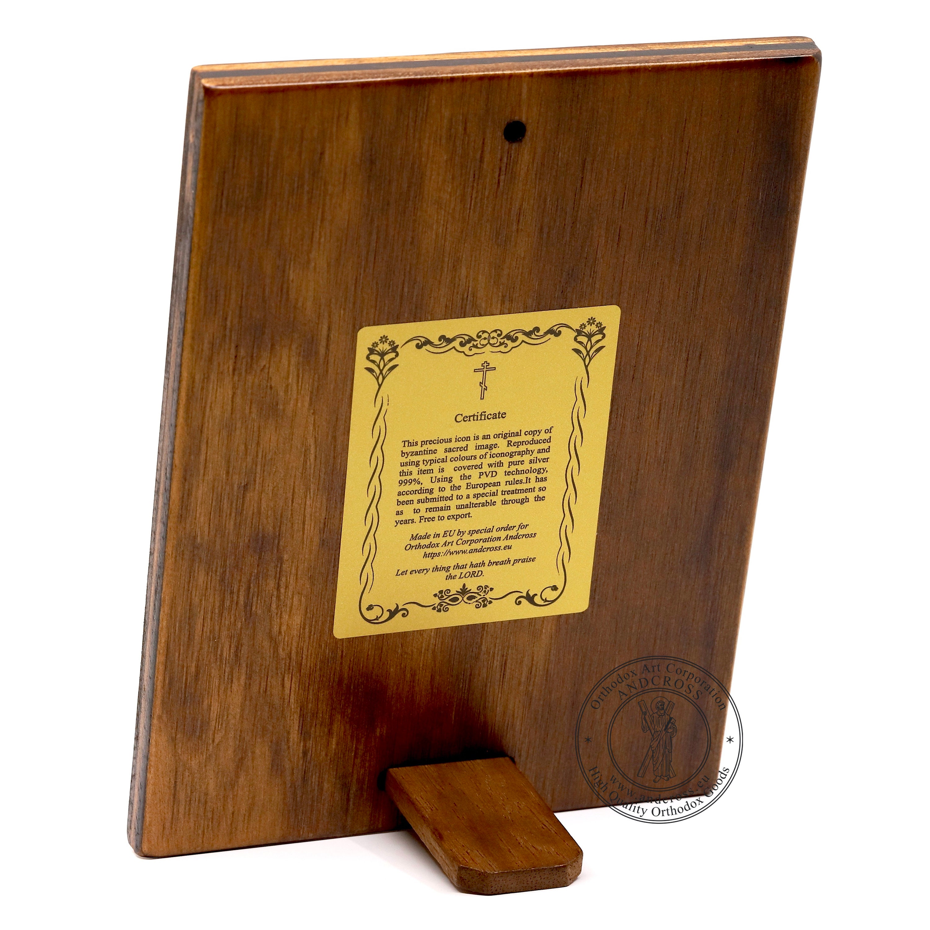 Holy Trinity Icon, Silver Plated Orthodox Icon, the Holy Trinity Andrei ...