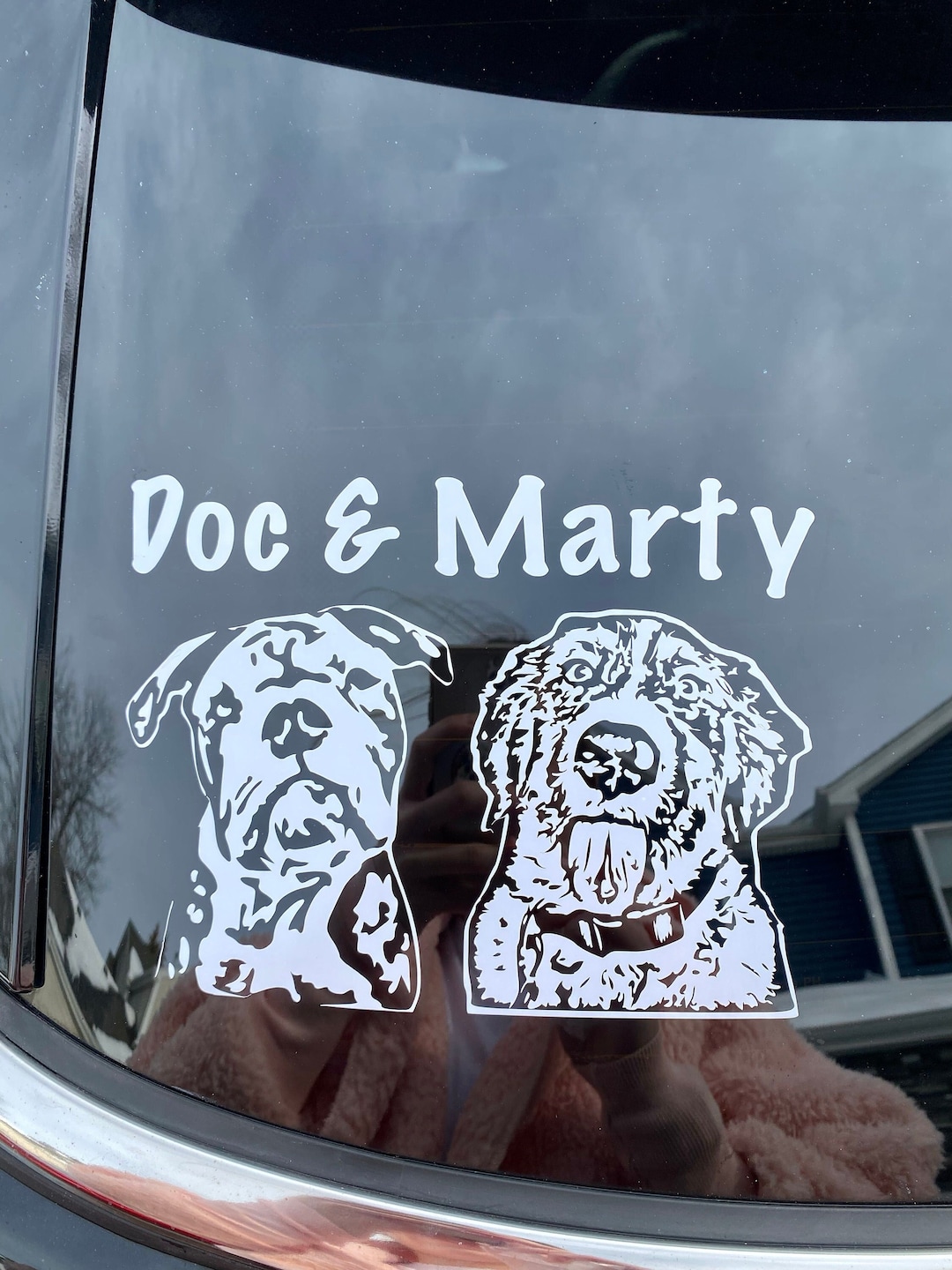 Custom Pet Decal for Car, Laptop Decal, Sticker, Holographic, Dog Lover ...