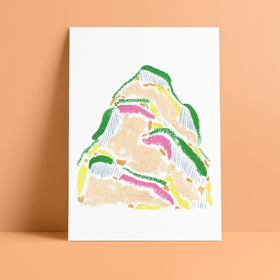 Poster Green Mountain Art Print - Etsy